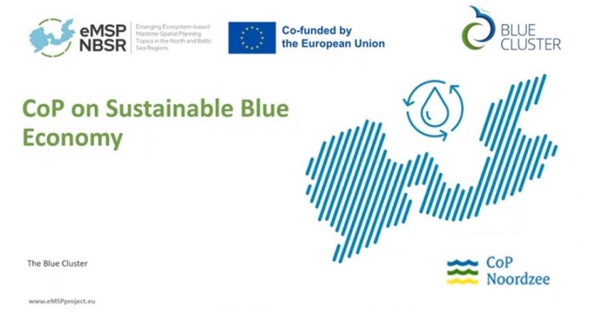 Sustainable blue economy important topic in eMSP NBSR | Blue Cluster